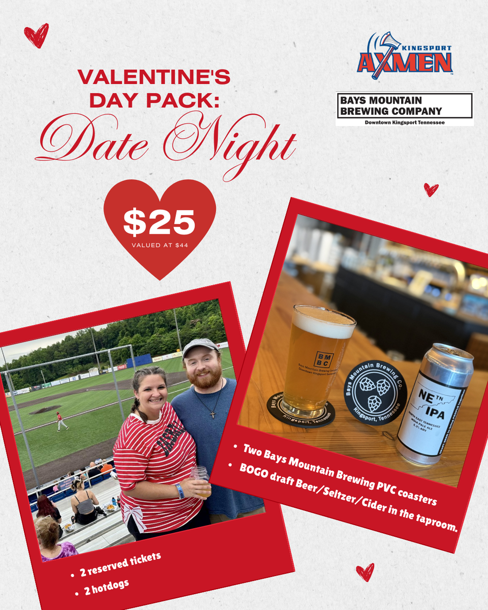 Valentine's Day Pack: Date Night – Kingsport Axmen Official Store