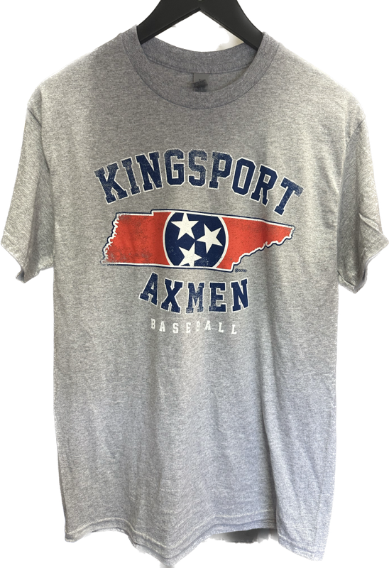 Axmen Tennessee State Outline Tee – Kingsport Axmen Official Store
